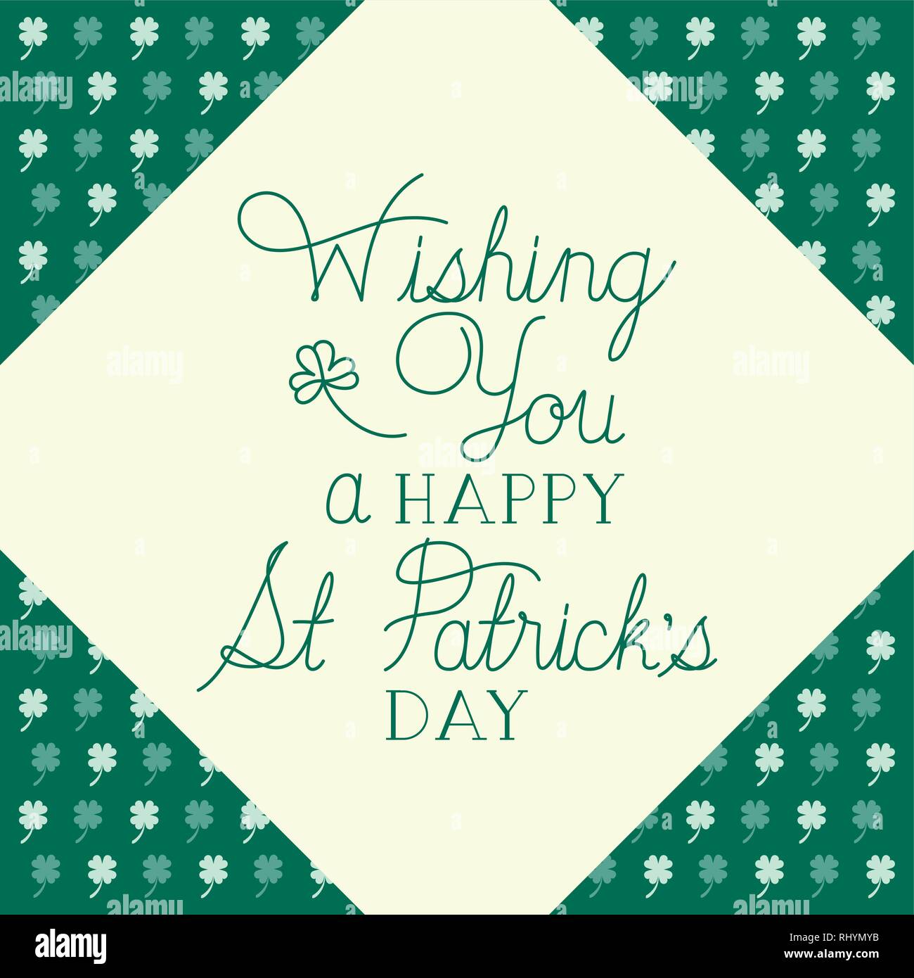 wishing you a happy st patrick`s day label icons Stock Vector Image & Art - Alamy